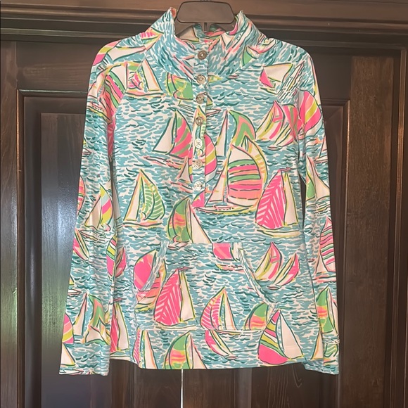 Lilly Pulitzer | Tops | Lilly Pulitzer You Gotta Regatta Captain ...